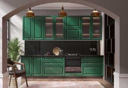 Кухонный гарнитур Ницца Royal 3м Эмаль Зеленый