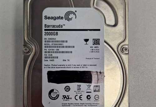 Жесткий диск seagate Barracuda 2000 gb