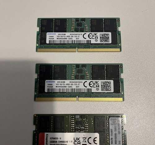 Оперативная память ddr5 16gb sodimm 4800