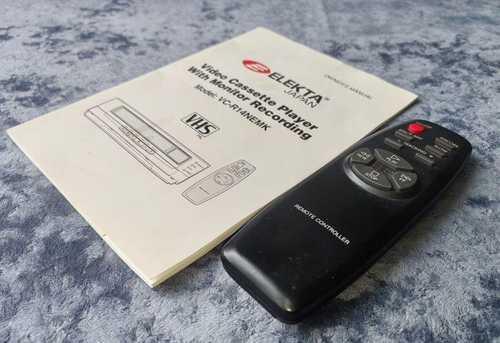 Паспорт и пульт для видеоплеера Elekta (Япония)
