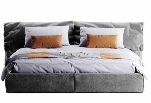 Двуспальная Дизайнерская кровать деревянный каркас
