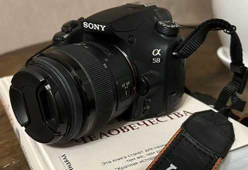 Зеркальный фотоаппарат Sony Alpha SLT-A58
