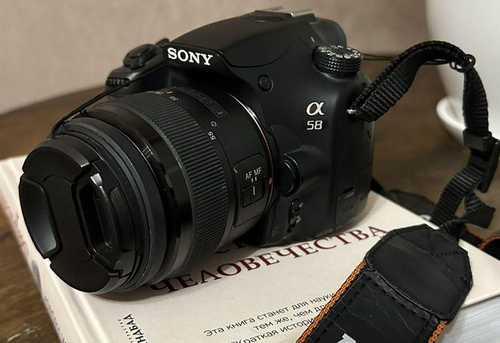 Зеркальный фотоаппарат Sony Alpha SLT-A58