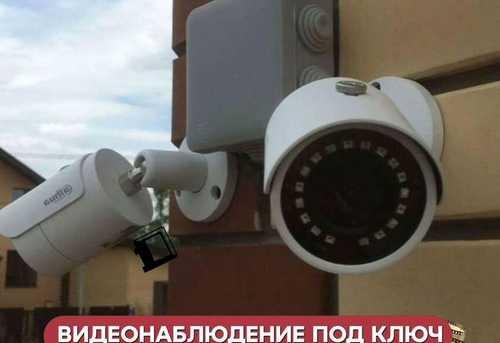 Камера видеонаблюдения с установкой и монтажом