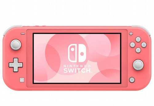 Игровая приставка Nintendo Switch Lite Коралловый