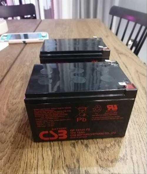 Аккумуляторная батарея для ибп csb 12в 12а