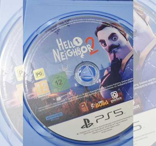 Диск на ps5 Hello neighbor 2