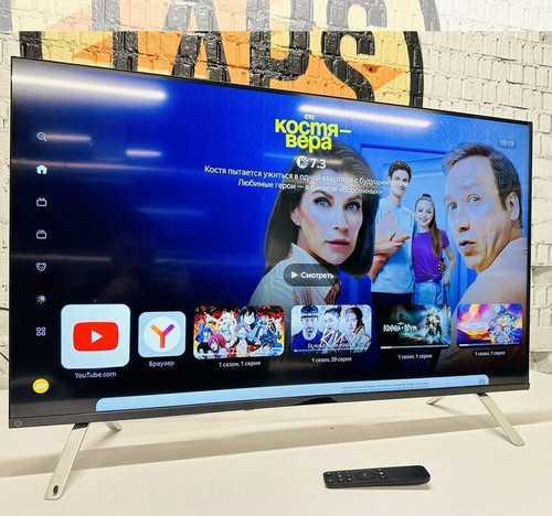 Метровый свежий Яндекс тв 109см SMART TV 4K