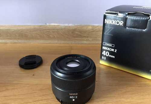 Nikon Z 40mm f2