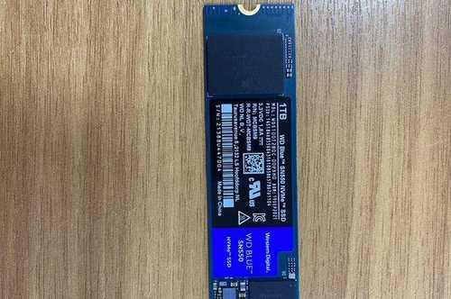 SSD накопитель WD Blue SN550 WDS100T2B0C 1тб