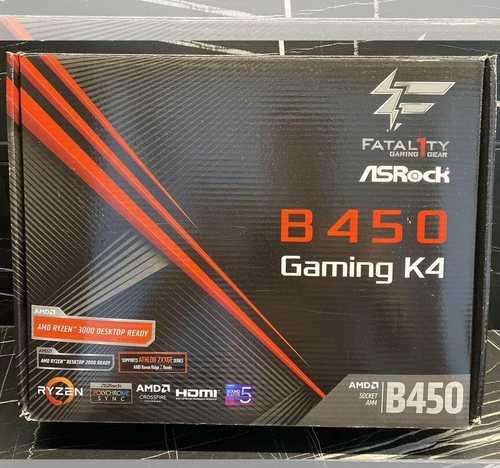 Материнская плата Asrock Fatality B450 Gaming K4