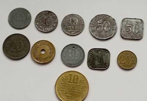 Нотгельды монеты Германии и жетоны