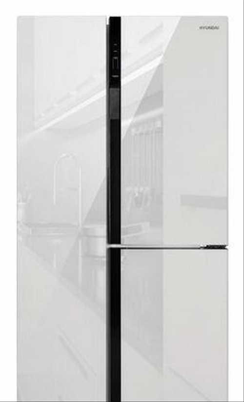 Холодильник hyundai cs6073fv Белый