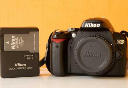 Зеркальный фотоаппарат Nikon d60 Body