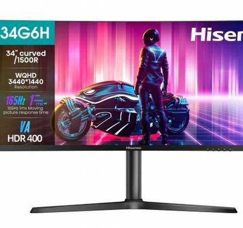 Hisense 34" 34G6H черный VA LED 1ms 21:9 hdmi HAS