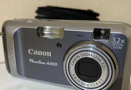 Фотоаппарат canon A450
