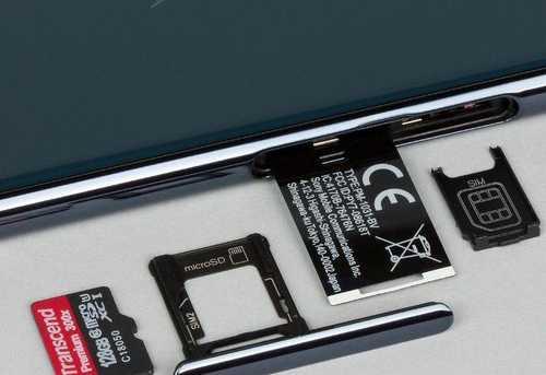Лоток симкарты Sony XZ Premium черный