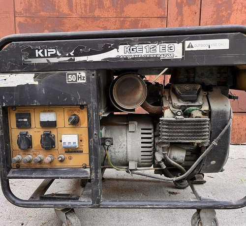 Бензиновый генератор Kipor KGE 12E3