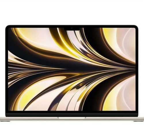 Ноутбук apple macbook air 13 m2 8 core/10 core/16/256/starlight (mly13)