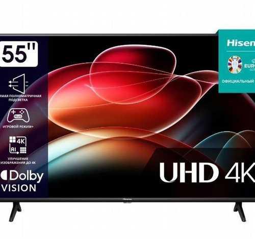 Телевизоры Hisense 55 и 65А6К, 4K, Новые