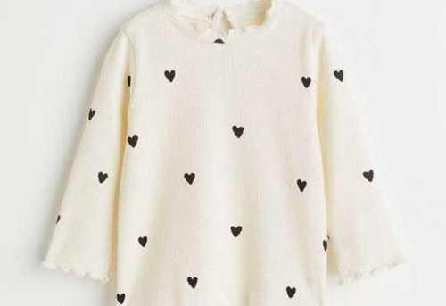 H&M Кофта, свитер, блуза для девочки 86
