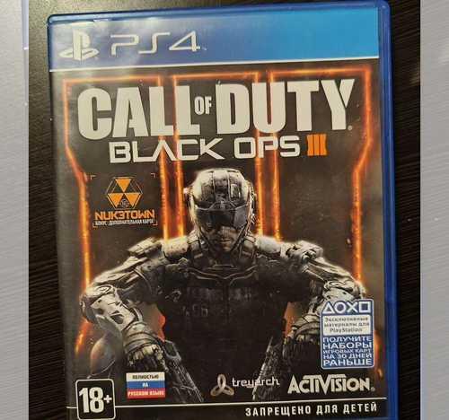 Call of duty black ops 3 ps4 диск