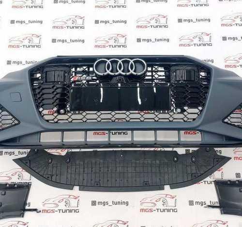 Передний бампер RS6 Audi A6 С8 2018+ Ауди А6 рс6