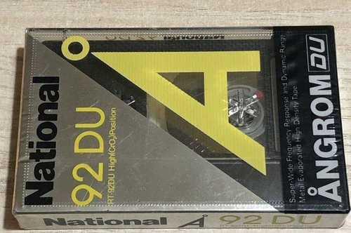 Аудиокассета National Angrom RT-92DU 1984 год