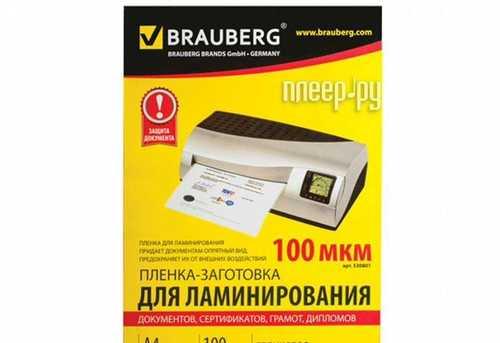 Пленка для ламинирования Brauberg A4 100шт 530801