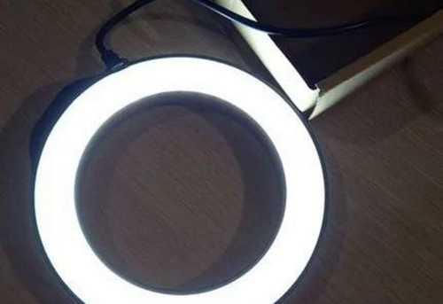 Светодиодная кольцевая лампа 4,7 дюйма, белая USB