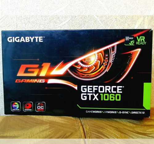 Gtx 1060 3gb Gigabyte Gaming G1 OC/Samsung/Идеал