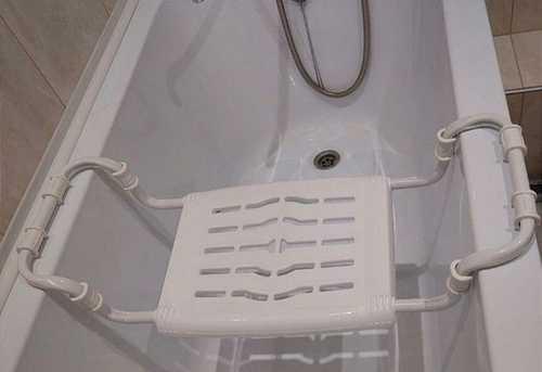 Сиденье решетка на ванну раздвижная подставка Ника