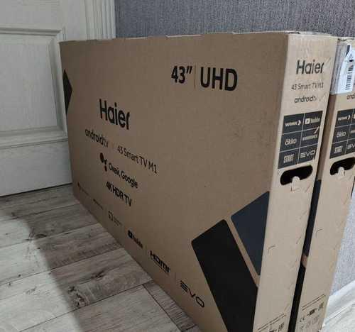 Новый Haier 43" 4K 2024