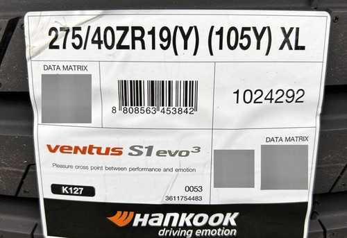 Hankook Ventus S1 Evo 3 K127 275/40 R19 105Y