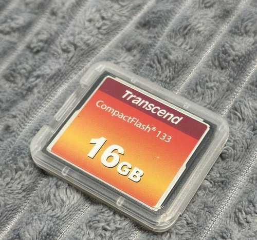 Compact flash 16 gb transcend новый