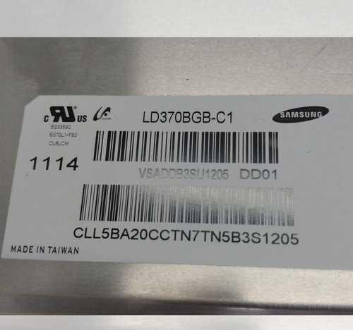 LD370BGB-С1 samsung UE37D5520RW