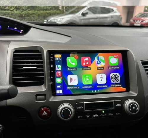 Магнитола honda civic 4D с carplay