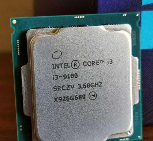 Процесор intel core i3 9100