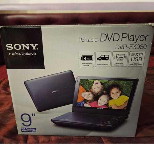 Портативный dvd плеер sony