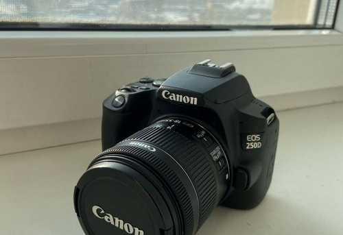 Зеркальный фотоаппарат Canon250d kit