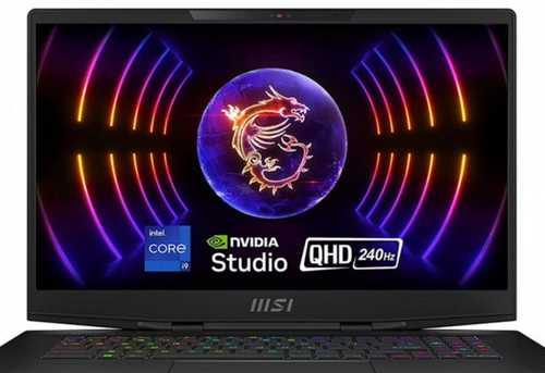 17.3" MSI Stealth 17 Studio A13VH-008US, 1000 ГБ, Core i9-13900H, RAM 32 ГБ, GeForce RTX 4080 12 ГБ