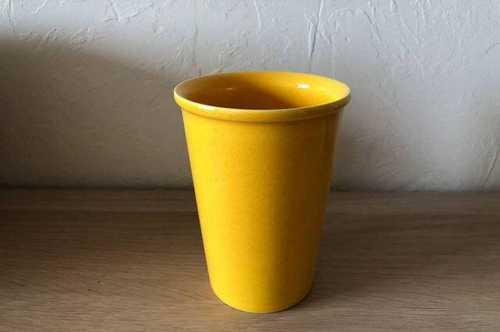 Желтый керамический стакан Waechtersbach 400 мл