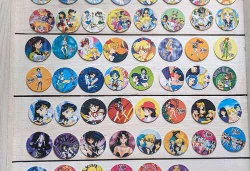Фишки и стикеры Сэйлор Мун Sailor Moon