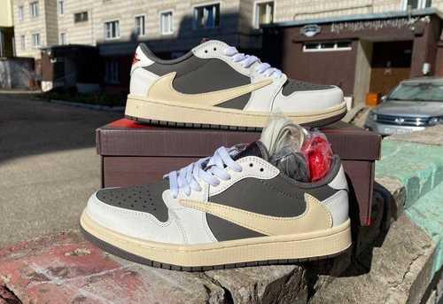 Кроссовки Nike Air Jordan 1 low travis scott mocha