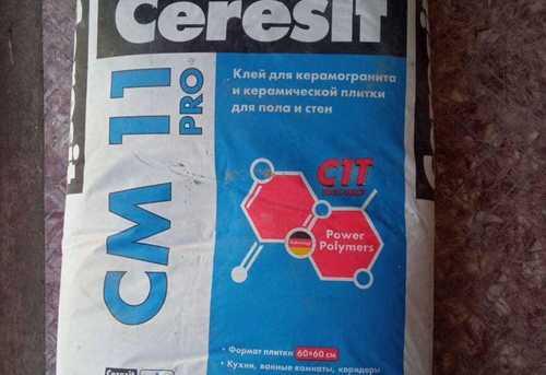 Плиточный клей ceresit 11pro