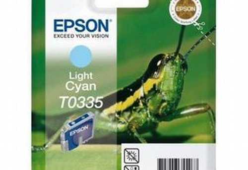 Картридж Epson T0335 Light Cyan голубой C13T03354