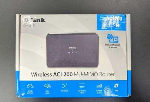 Wi-Fi роутер D-Link DIR-815, AC1200