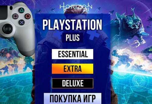 PS Plus Deluxe Extra + EA play с играми +