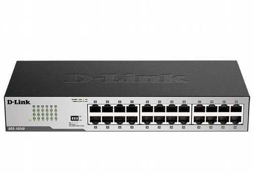 D-Link DGS-1024D/I2A Неуправляемый коммутатор с 24