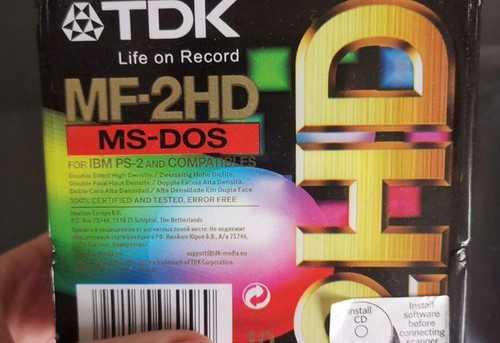 Дискета TDK MF-2HD MS-DOS